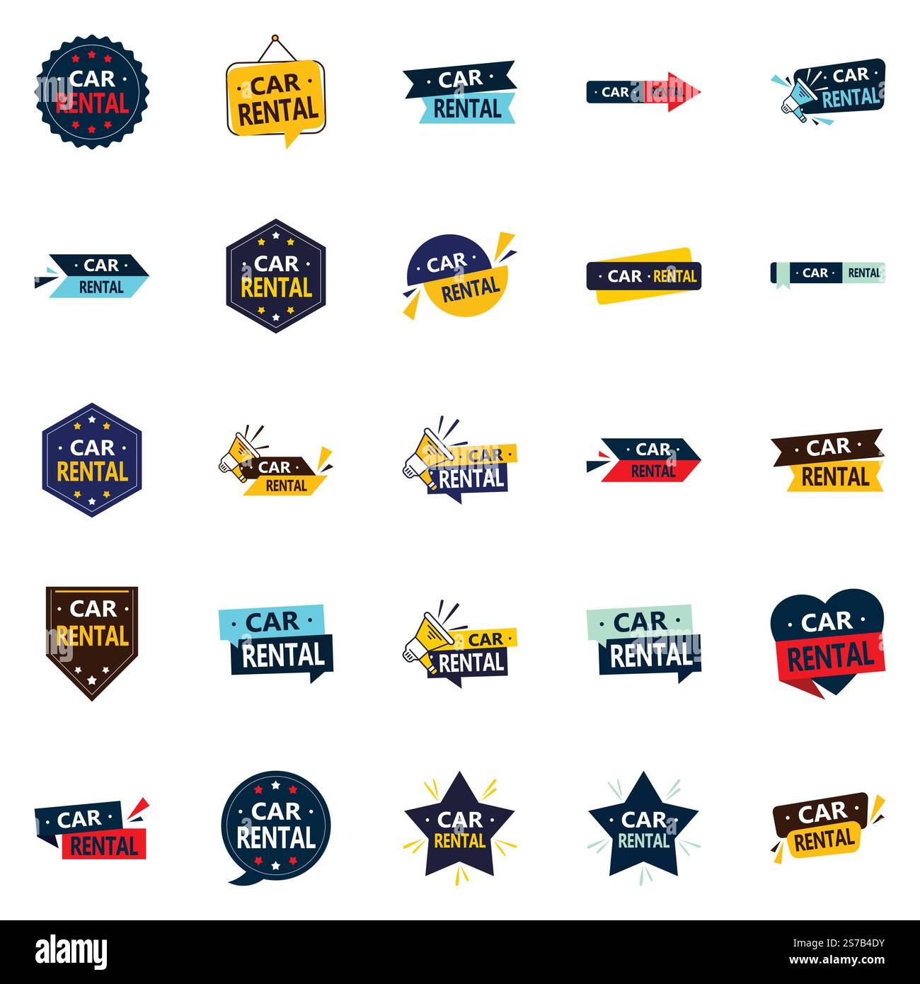 25 Modern vector designs for a refreshed look in your car rental ...