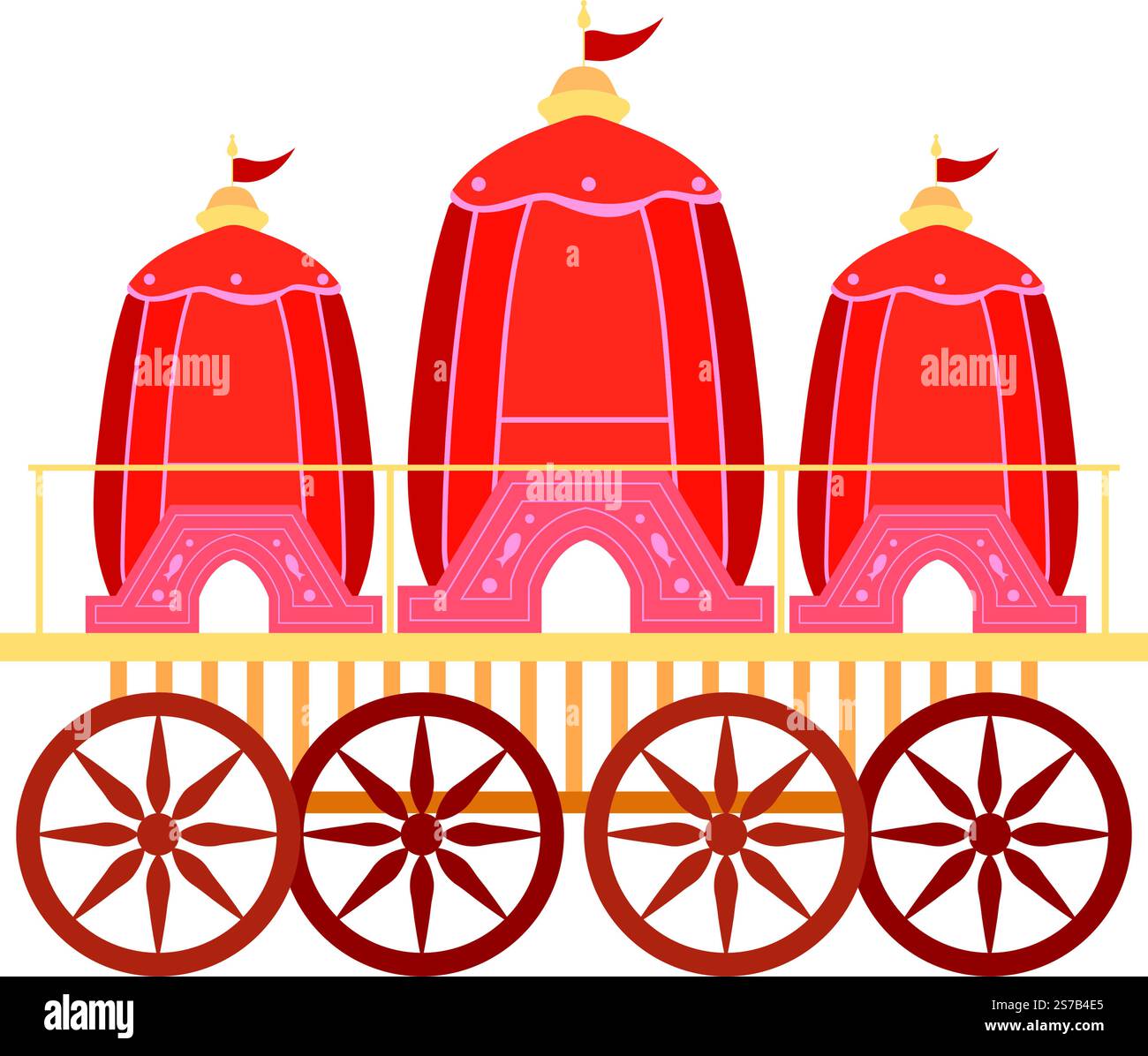 festival ratha yatra procession chariot Stock Vector Image & Art - Alamy