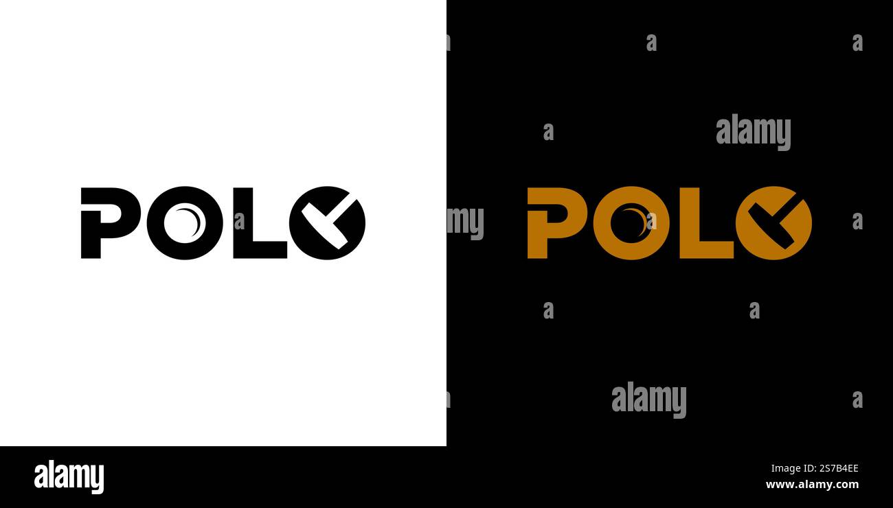 Modern and professional Polo logo design Stock Vector Image & Art - Alamy