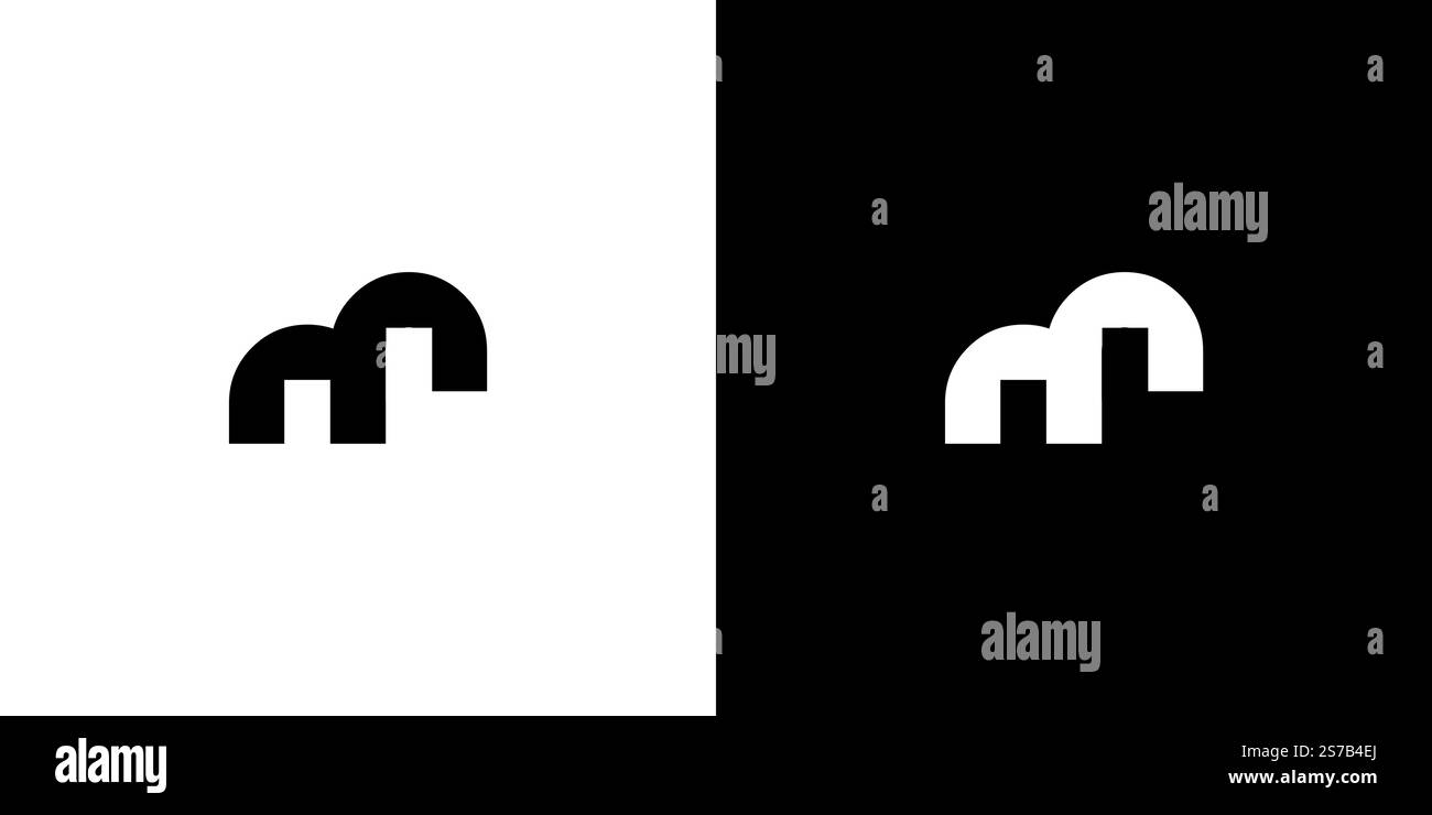 Unique and simple M logo design Stock Vector Image & Art - Alamy