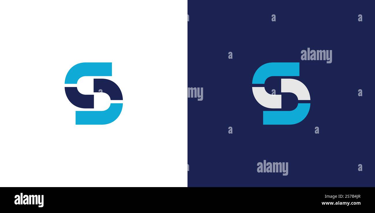 Modern and unique S logo design Stock Vector Image & Art - Alamy