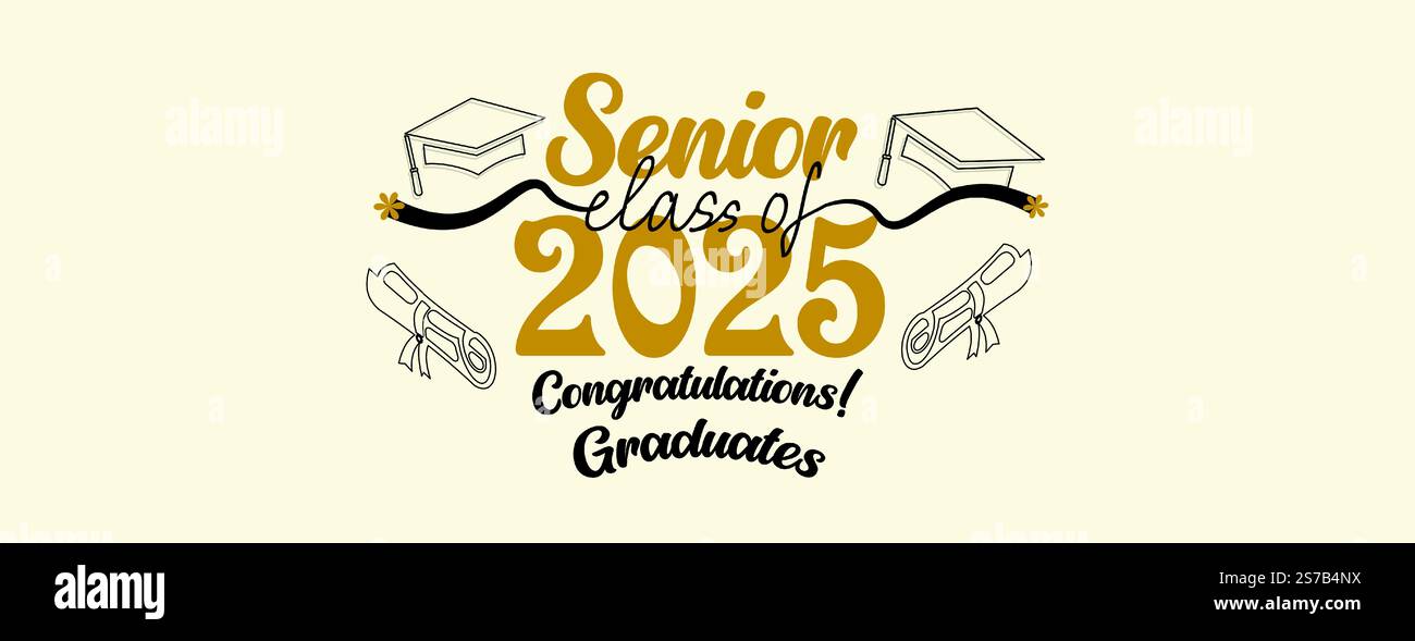 Congratulations 2025 Graduates Clipart