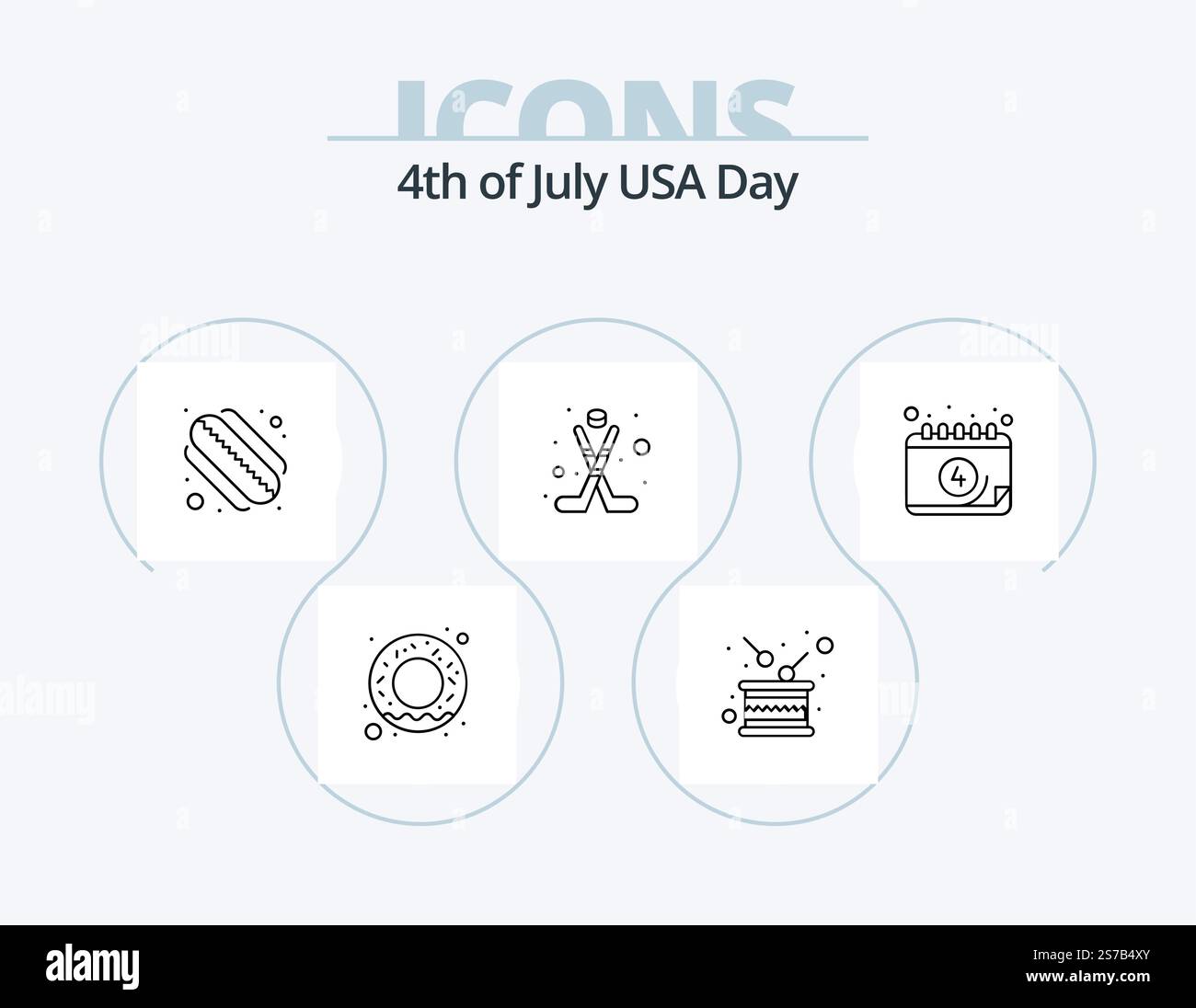 Usa Line Icon Pack 5 Icon Design. cell. ball. wisconsin. basketball ...