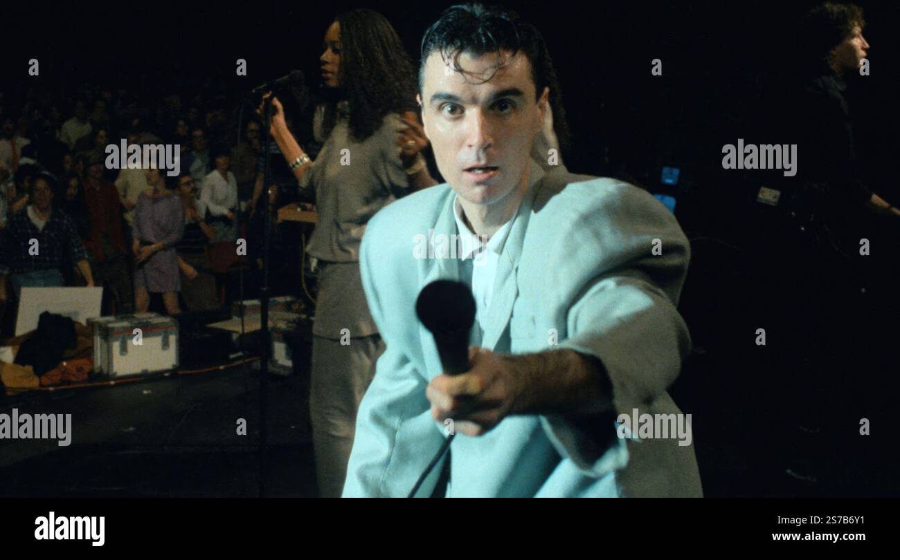 DAVID BYRNE and TALKING HEADS in STOP MAKING SENSE (1984), directed by ...