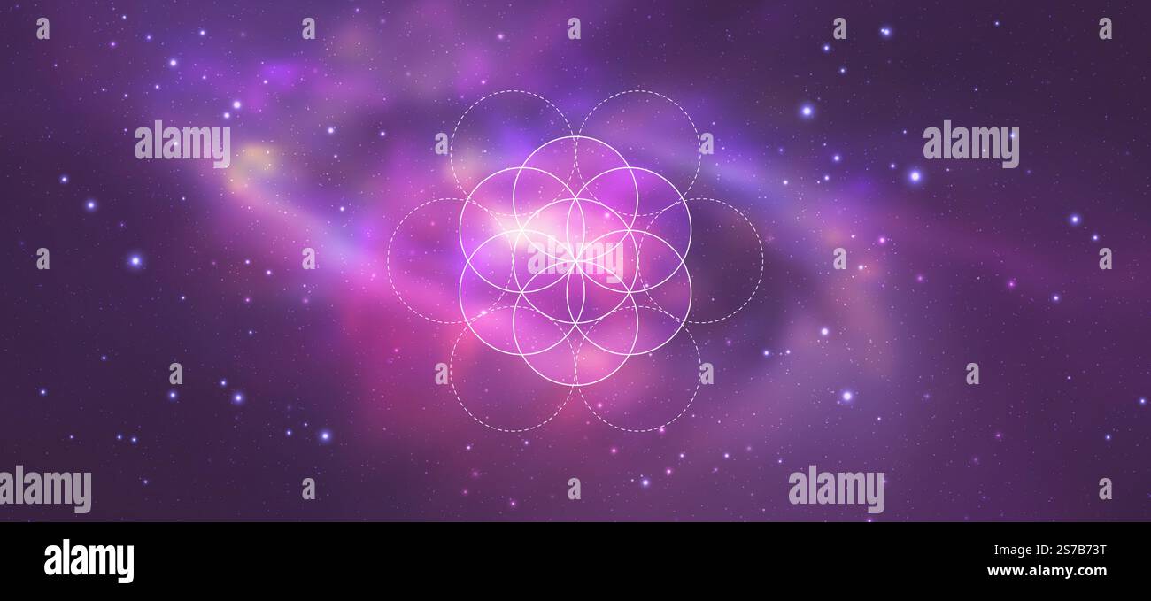 Mystical sacred geometry vector symbol. Spirituality, harmony Stock ...