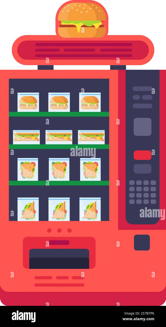 Quick meal option Stock Vector Images - Alamy