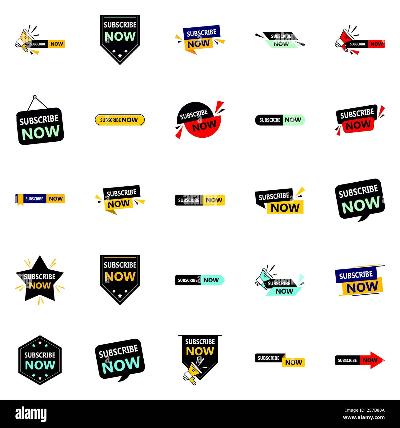 25 Professionally Designed Subscribe Now Banners Stock Vector Image ...