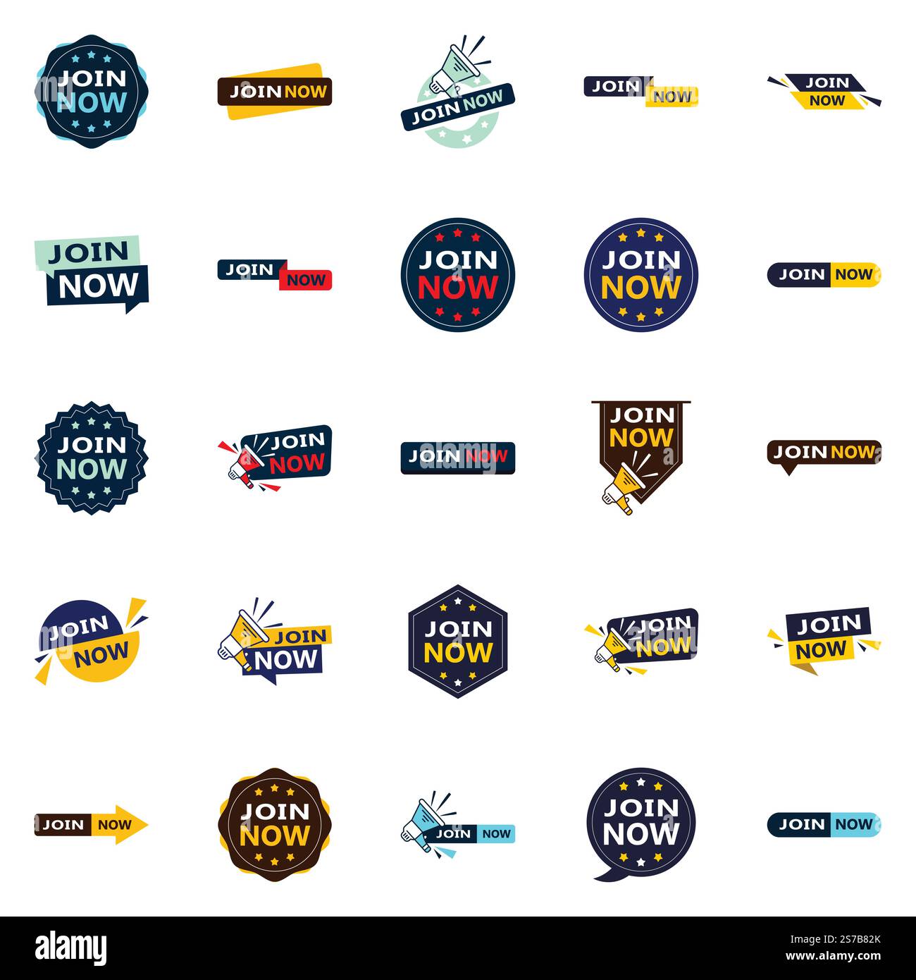 25 Innovative Typographic Banners for promoting membership Stock Vector ...