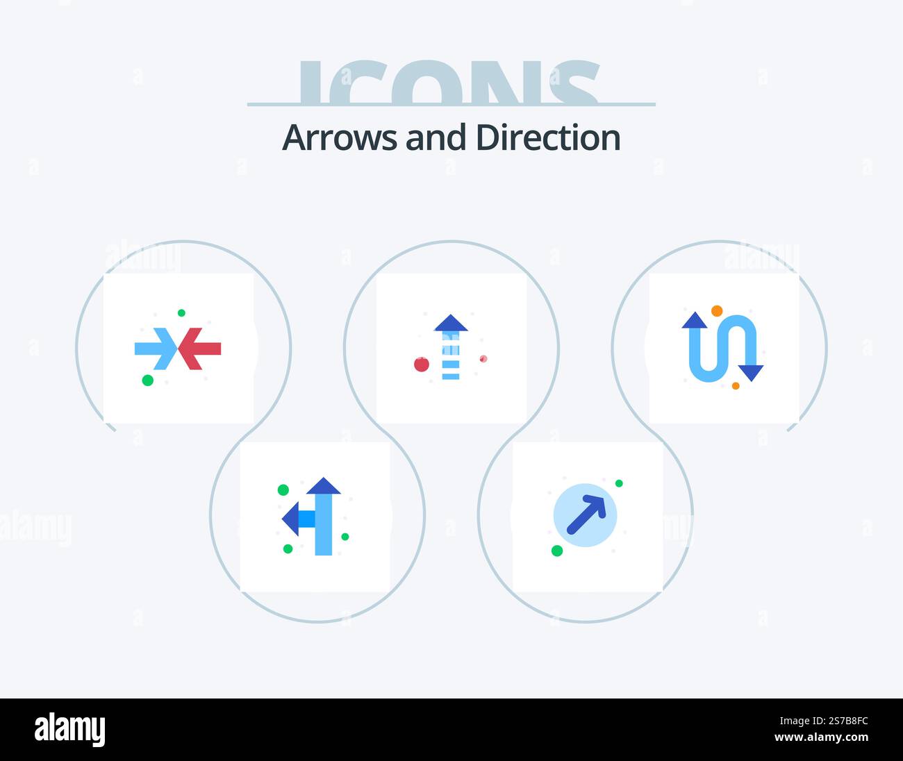 Arrow Flat Icon Pack 5 Icon Design. . watch kit. arrows. repeat. up ...