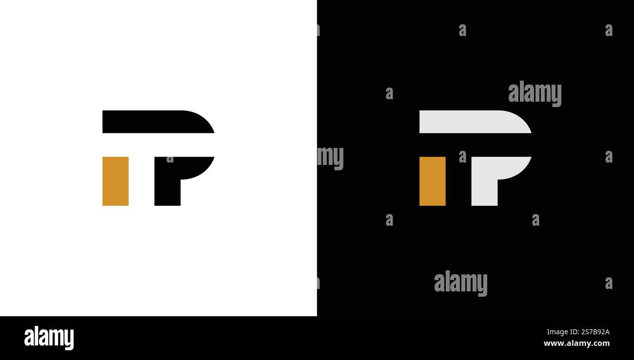 Unique and modern letter TP logo design Stock Vector Image & Art - Alamy