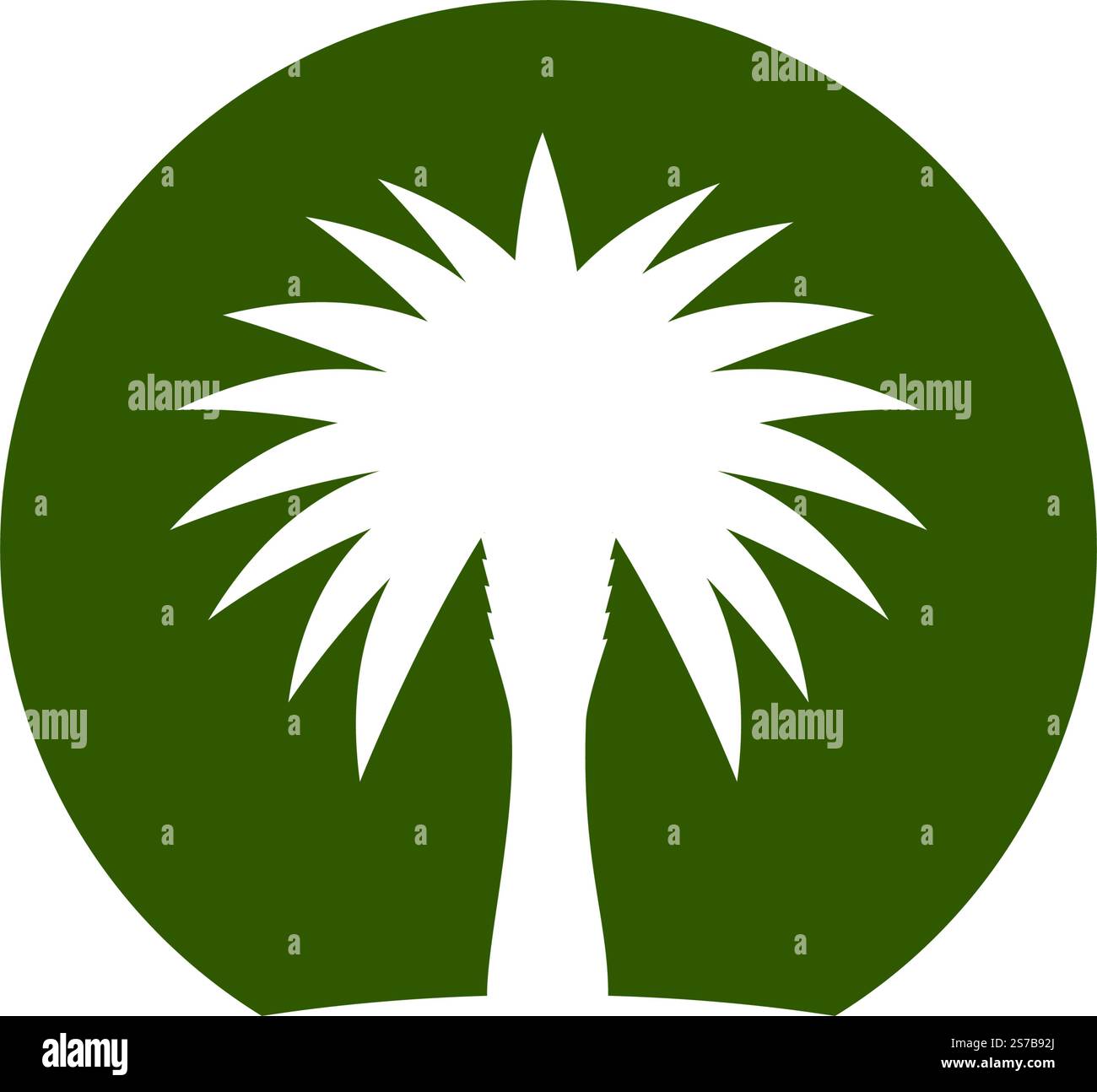 Date tree palm logo vector illustration flat design Stock Vector Image ...