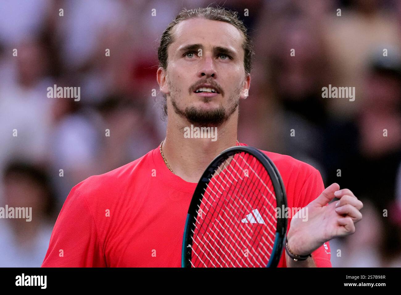 Alexander Zverev of Germany celebrates after defeating Ugo Humbert of ...