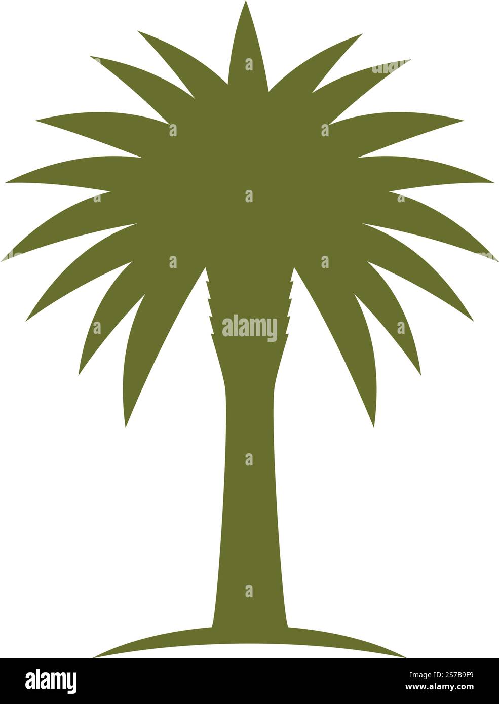 Date tree palm logo vector illustration flat design Stock Vector Image ...