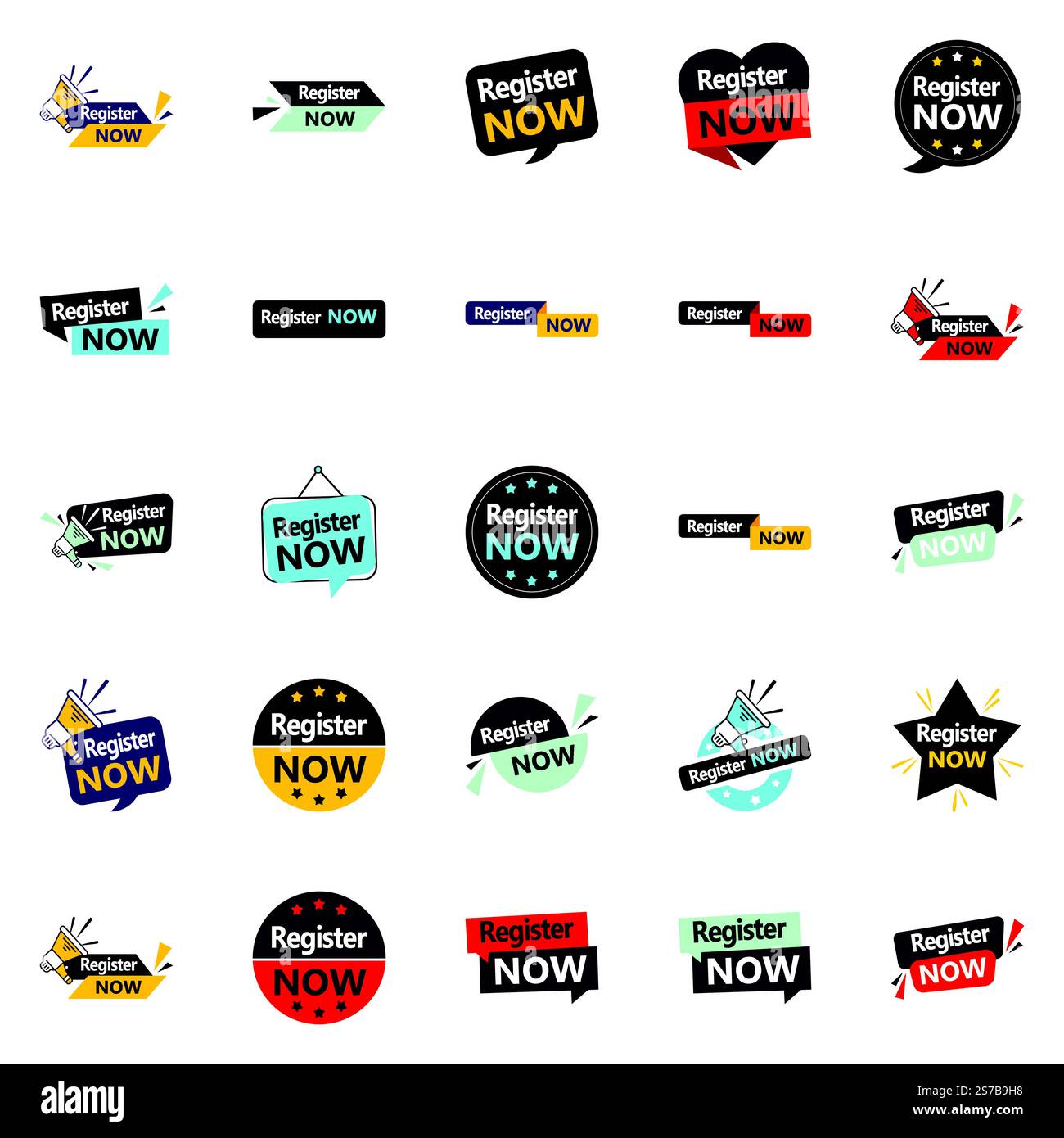 25 High quality Typographic Designs for a premium registration campaign ...