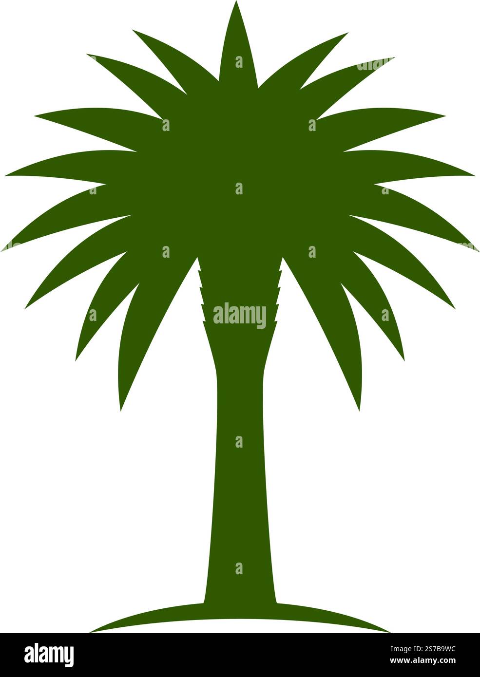 Date tree palm logo vector illustration flat design Stock Vector Image ...