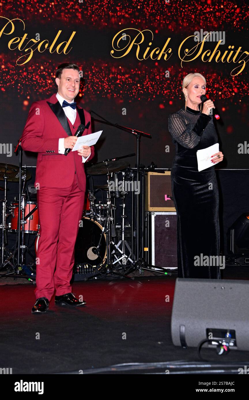 Rick Schütze und Anja Petzold beim Presseball Berlin 2025 im Titanic Chaussee Hotel. Berlin, 18. ...