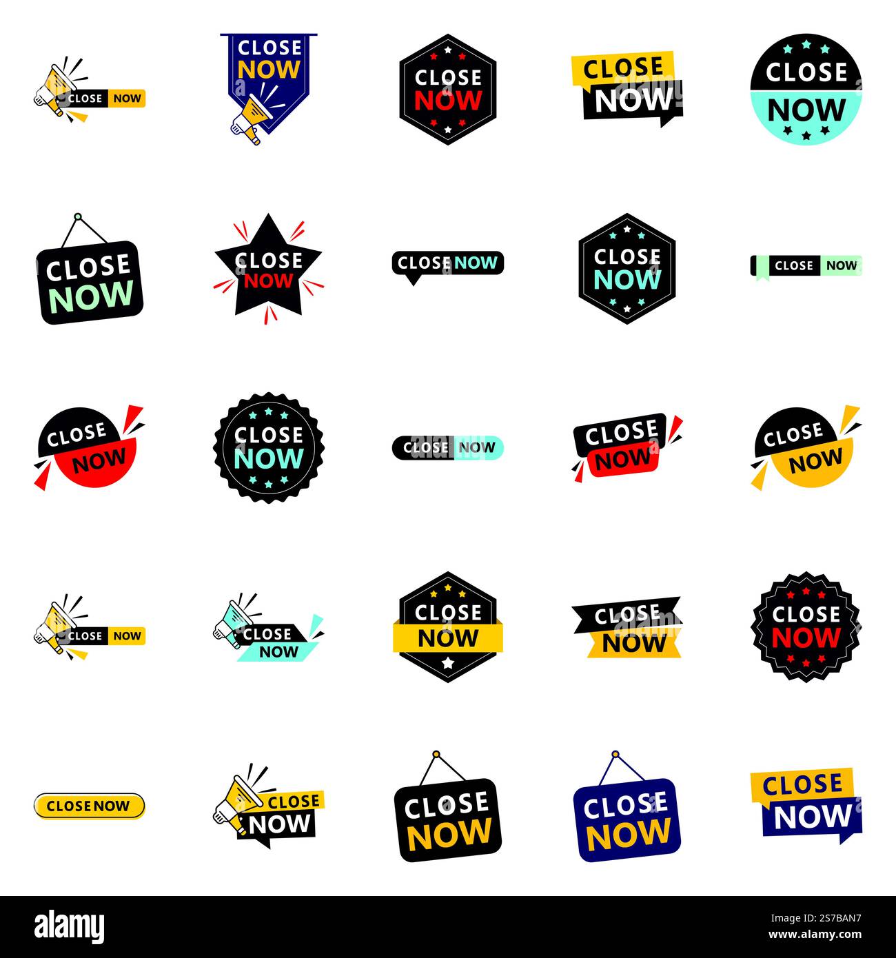 Act Fast Text Banners Pack of 25 Stock Vector Image & Art - Alamy