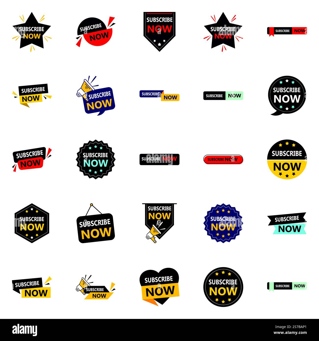 Subscribe Now 25 Vector Banners for Exceptional Branding Solutions ...