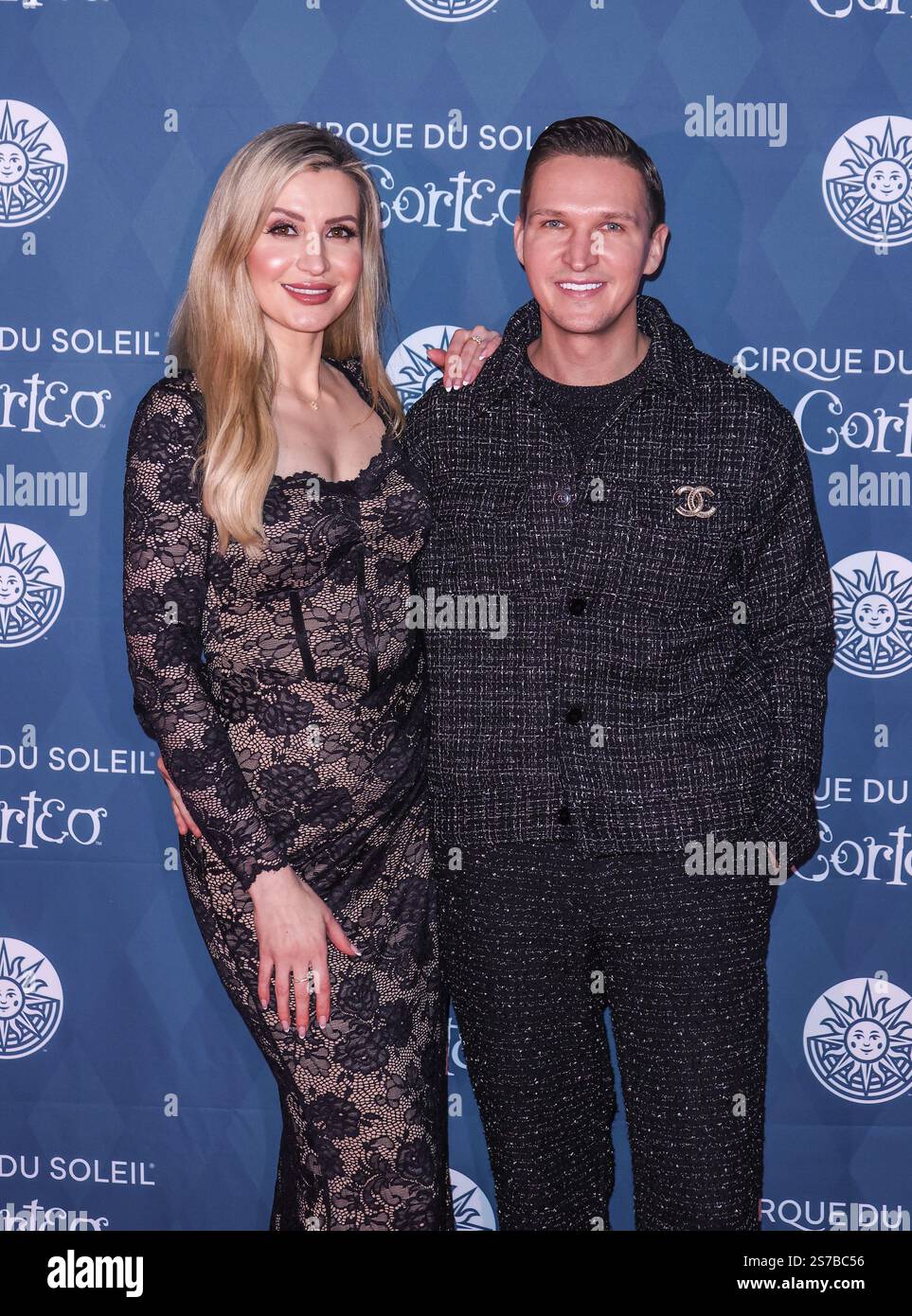 Victoria Valentine Brown and Chris Kowalski seen attending the premiere ...