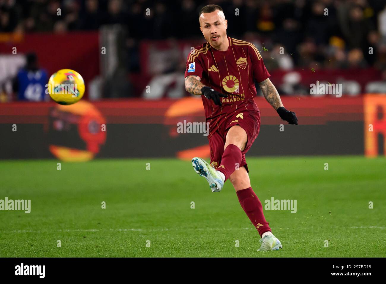 Jose Angel Esmoris Tasende Angelino of AS Roma in action during the ...