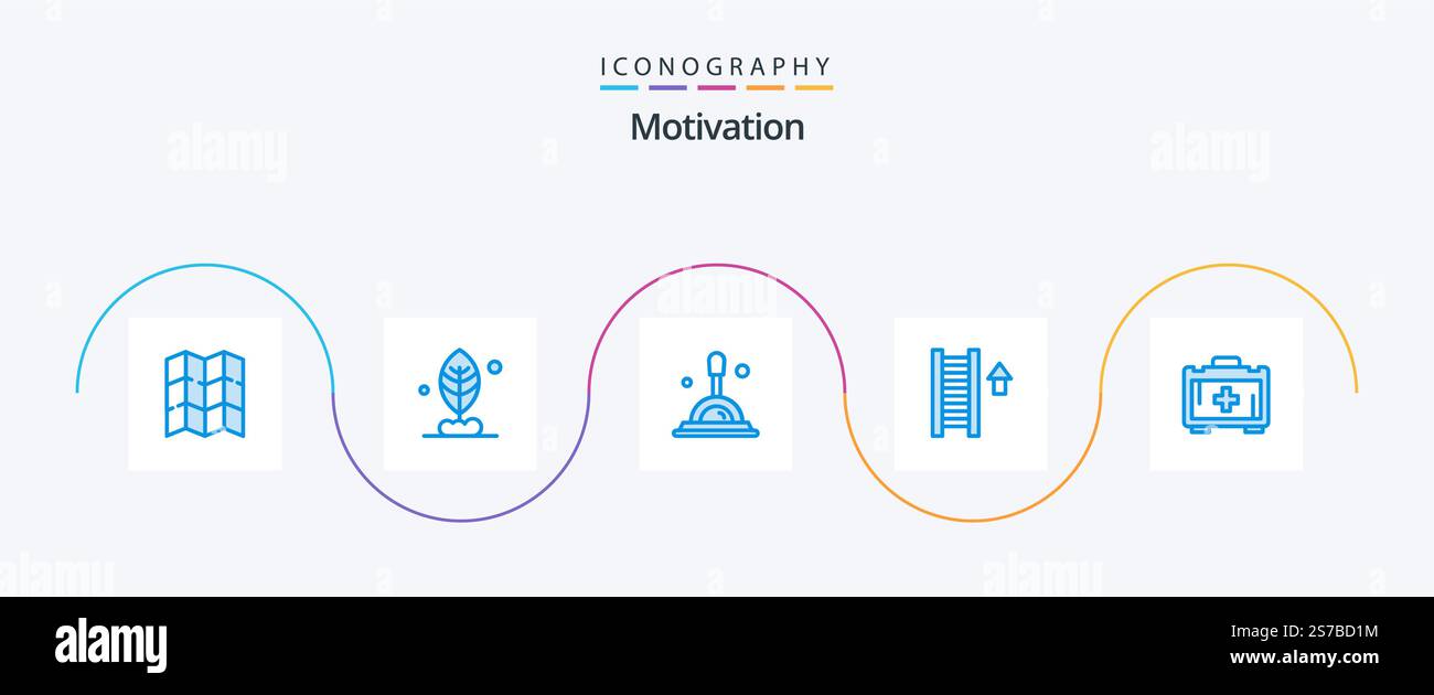 Motivation Blue 5 Icon Pack Including . motivation. deep search. health ...