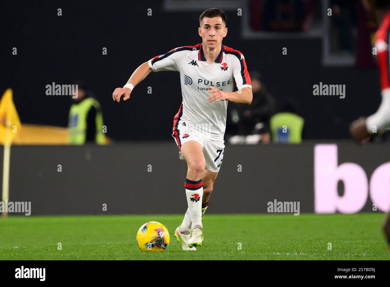 Patrizio Masini of Genoa CFC in action during the Serie A football ...