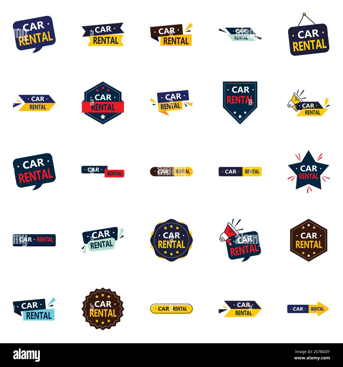 Car Rental 25 High quality vector images for a professional brand ...