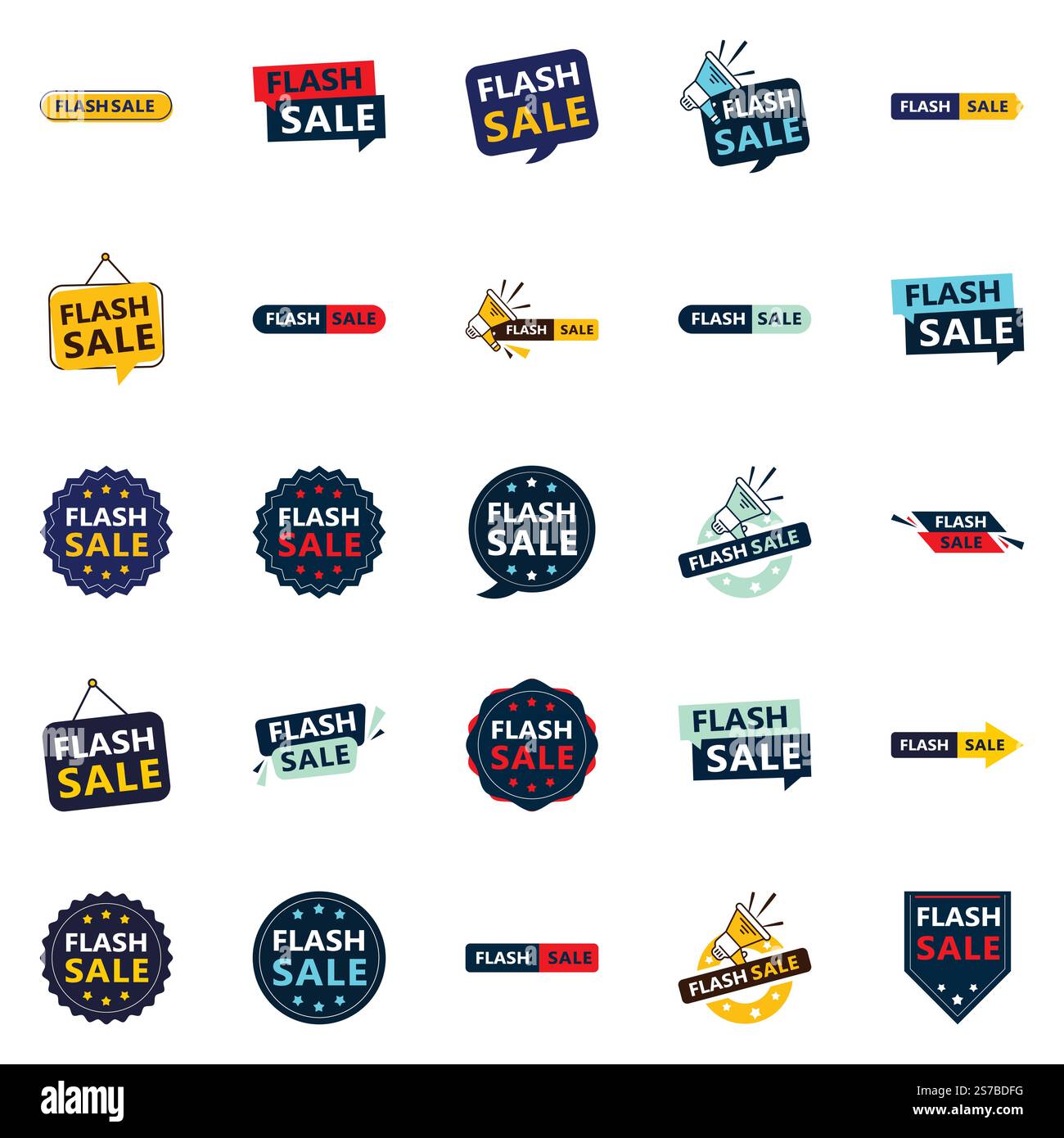 The Flash Sale Vector Collection 25 Dynamic Designs for Marketing and ...