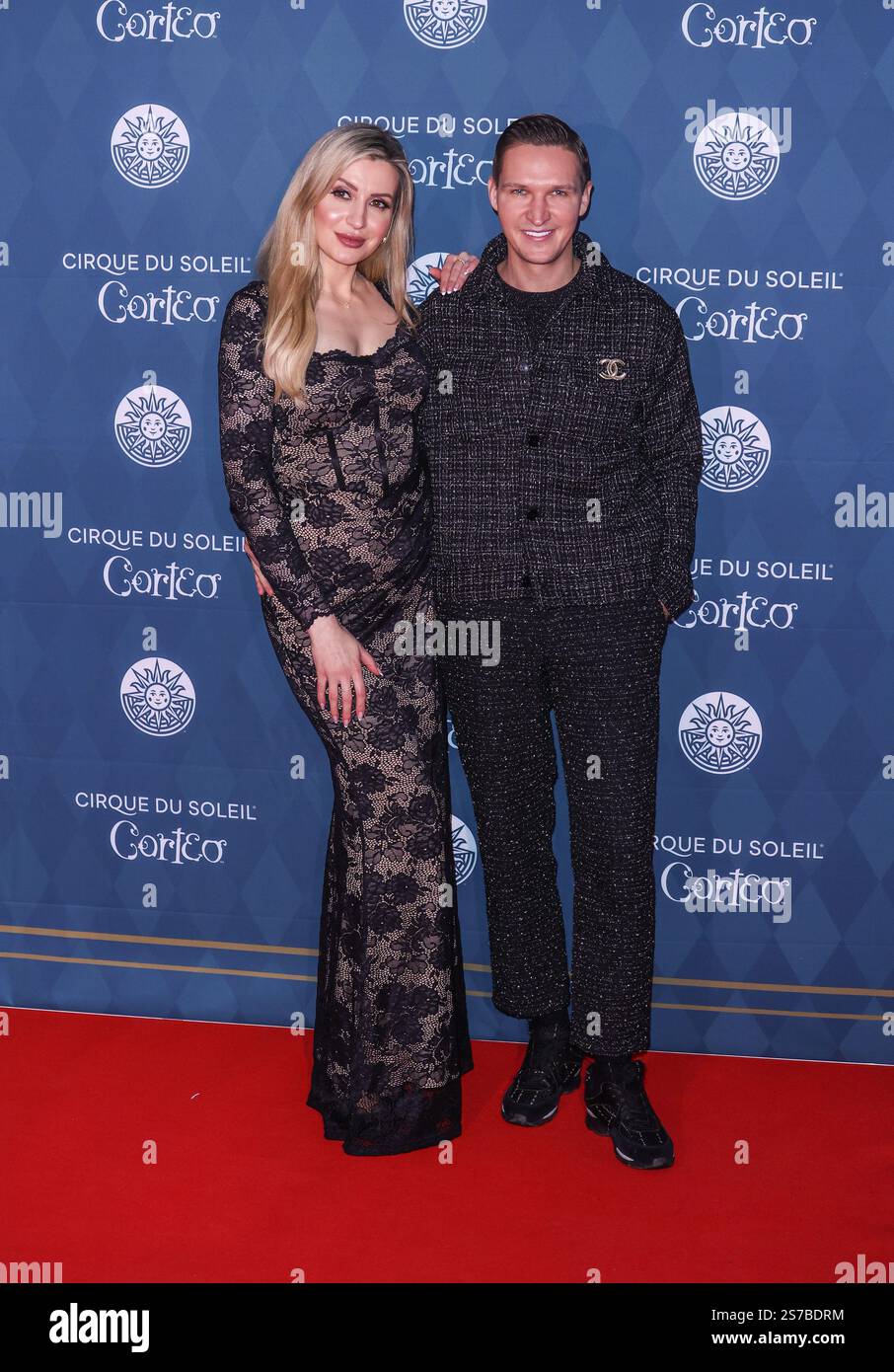 London, UK. 15th Jan, 2025. Victoria Valentine Brown and Chris Kowalski ...