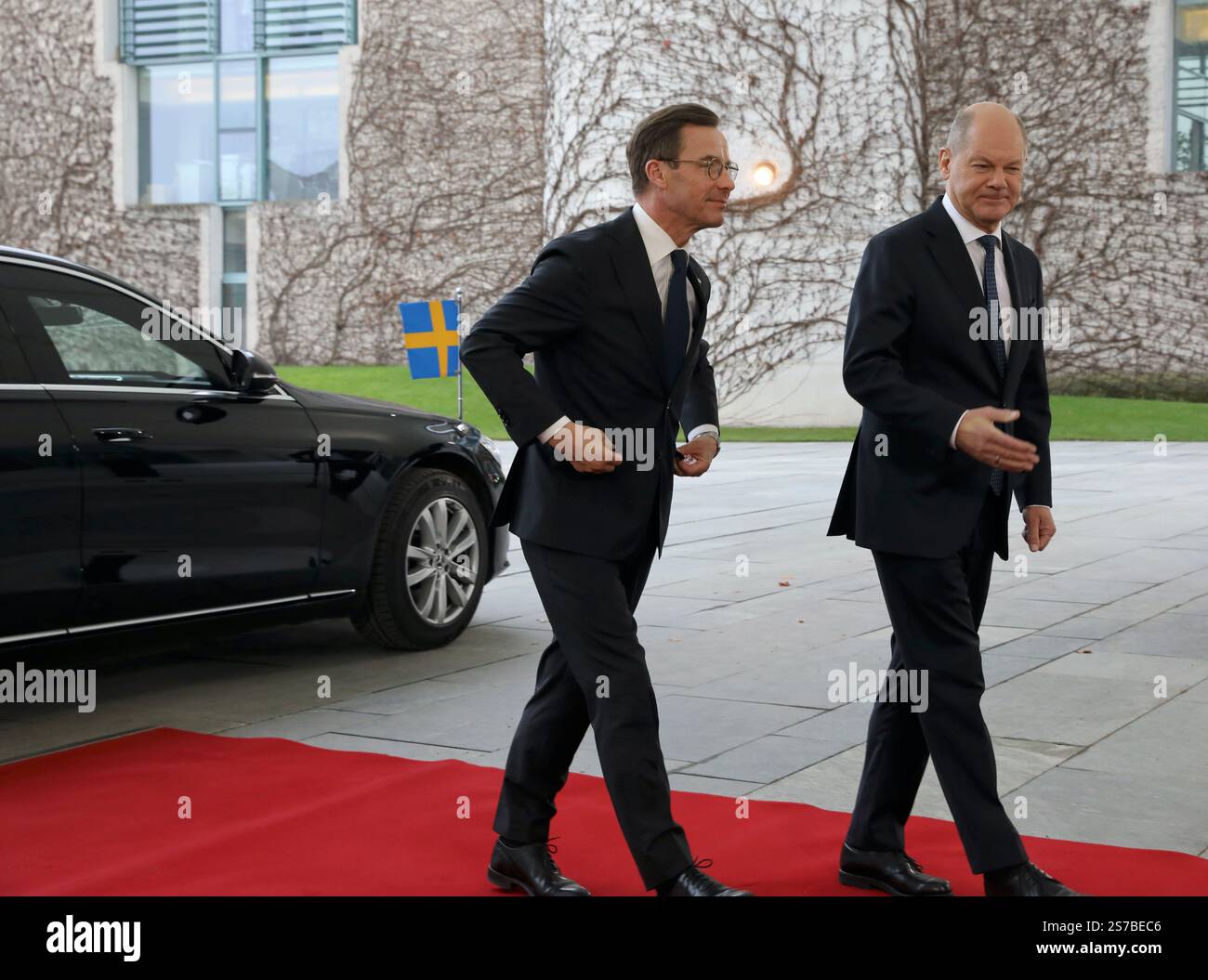 Berlin, Germany, January 17, 2025. German Chancellor Olaf Scholz ...