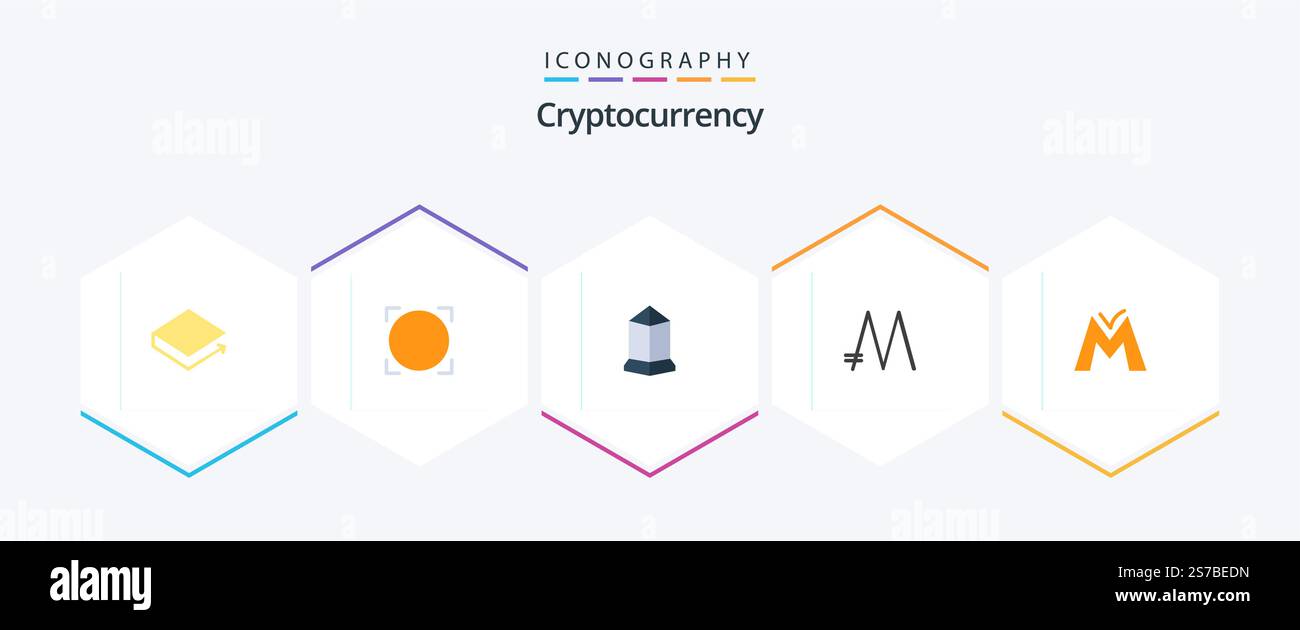Cryptocurrency 25 Flat icon pack including coin. crypto currency. lisk ...