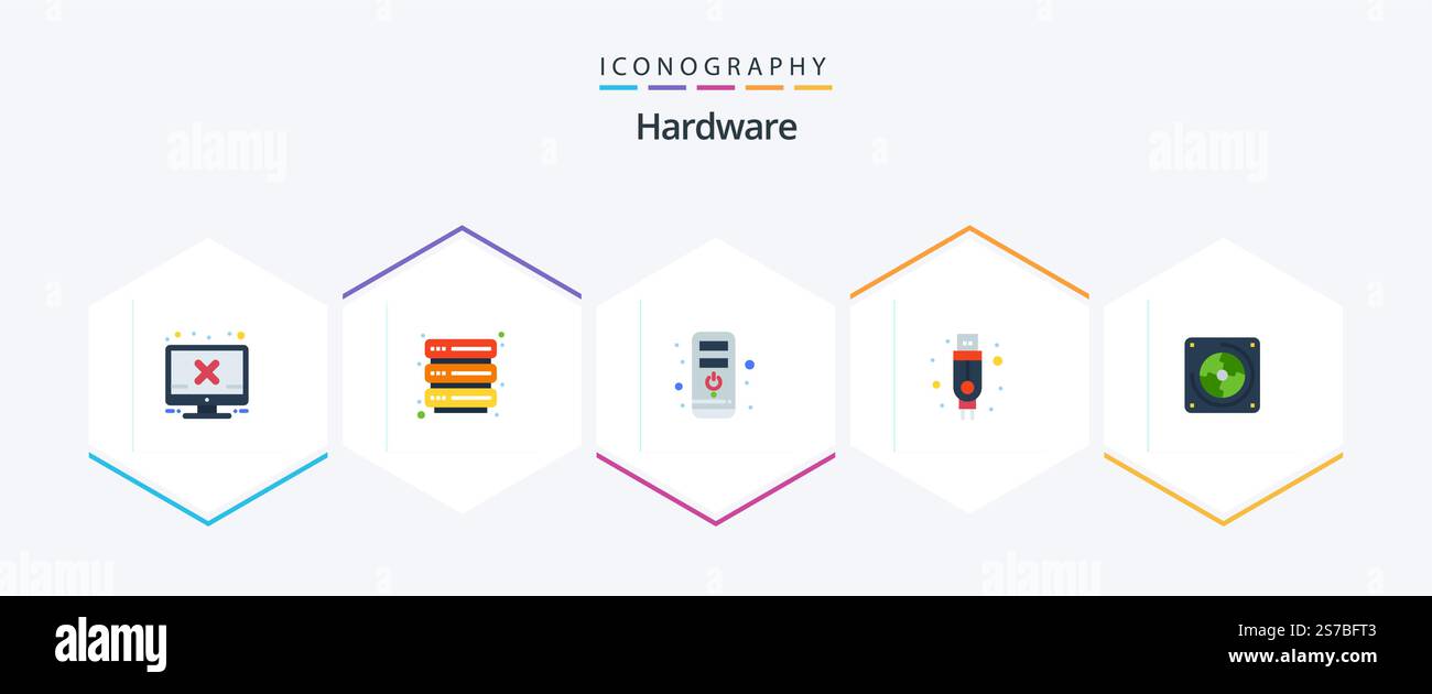 Hardware 25 Flat icon pack including . computer. cpu. hardware. usb ...