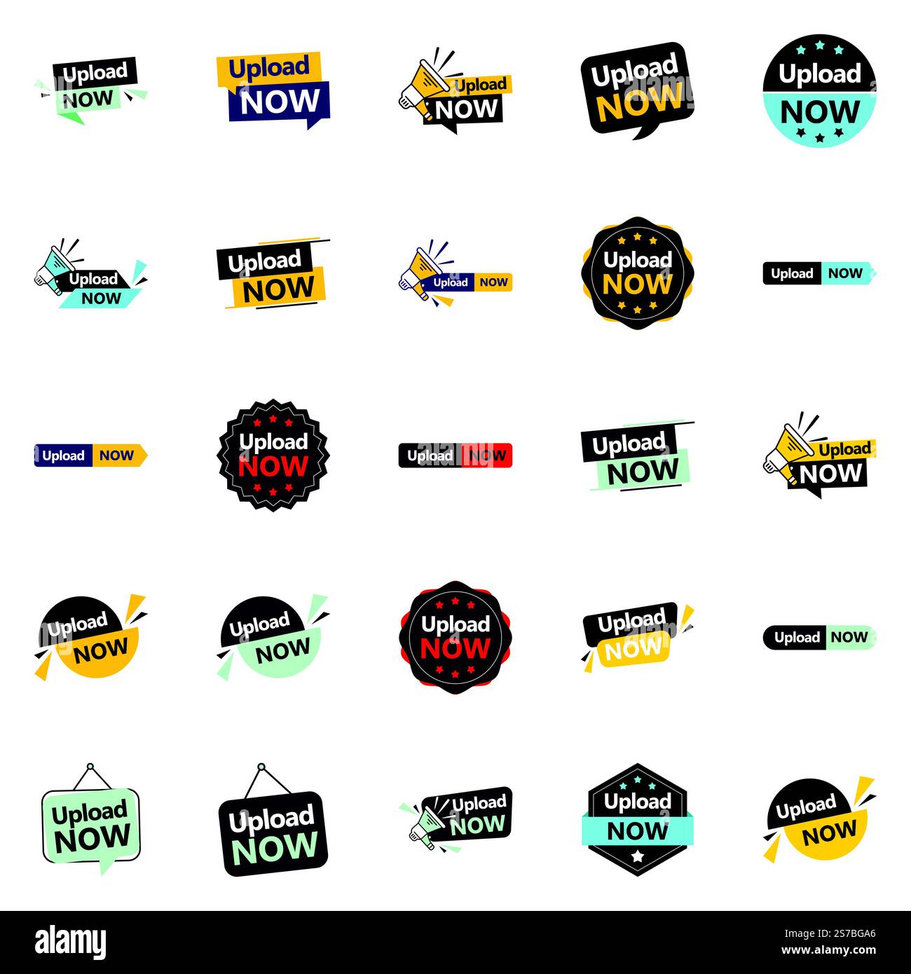 25 Stunning Vector Designs in the Upload Now Bundle Perfect for ...