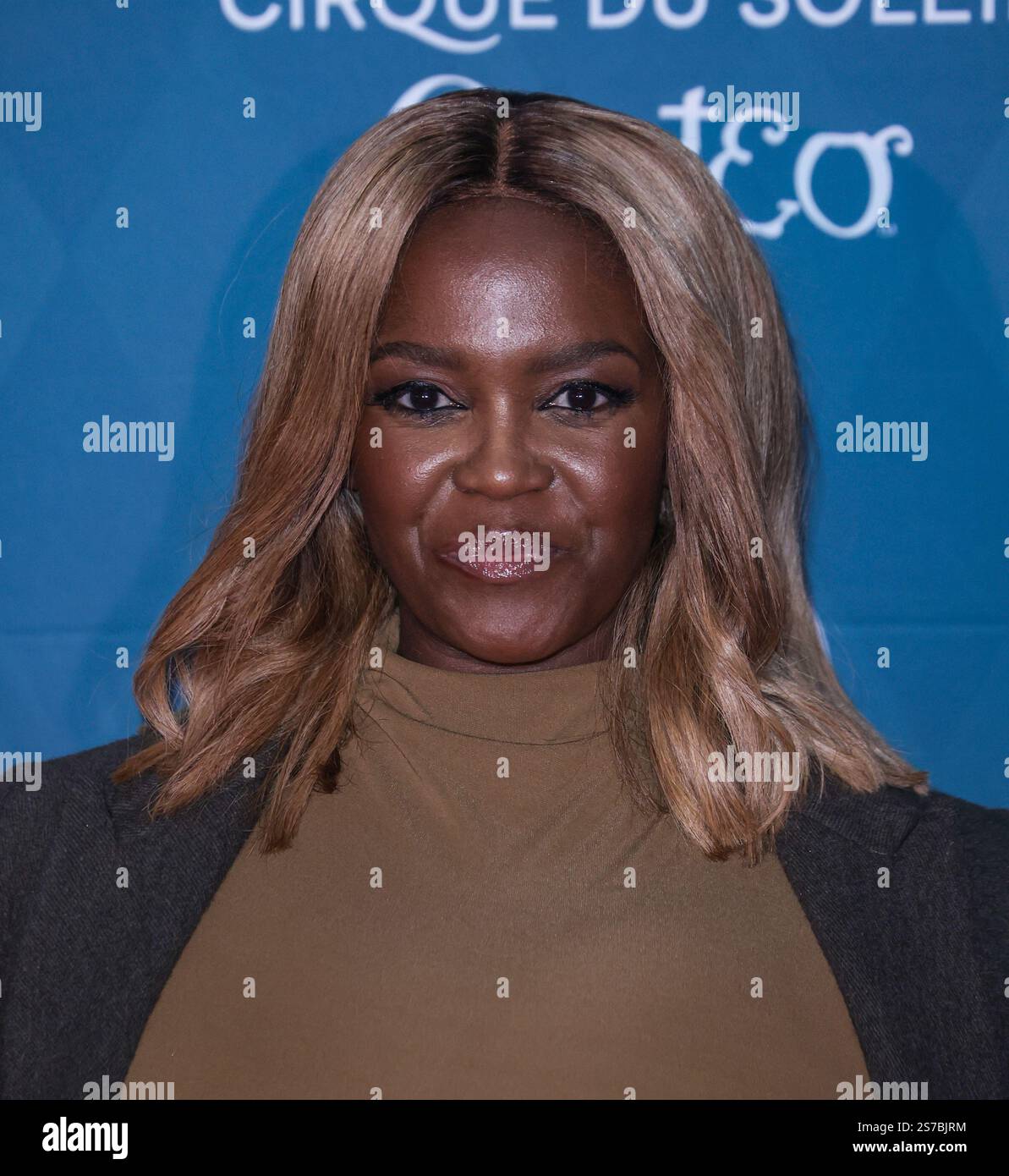 London, UK. 15th Jan, 2025. Oti Mabuse seen attending the premiere of ...