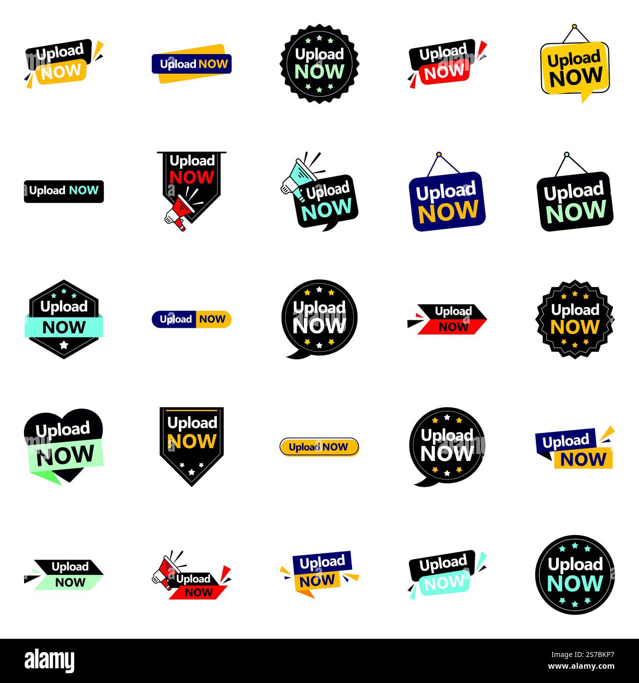 The Upload Now Pack 25 Unique Vector Designs for Graphic Designers ...