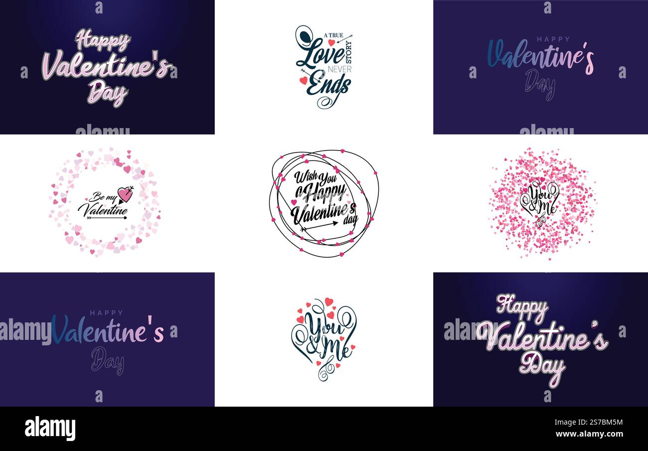 Be My Valentine lettering with a heart design. suitable for use in ...