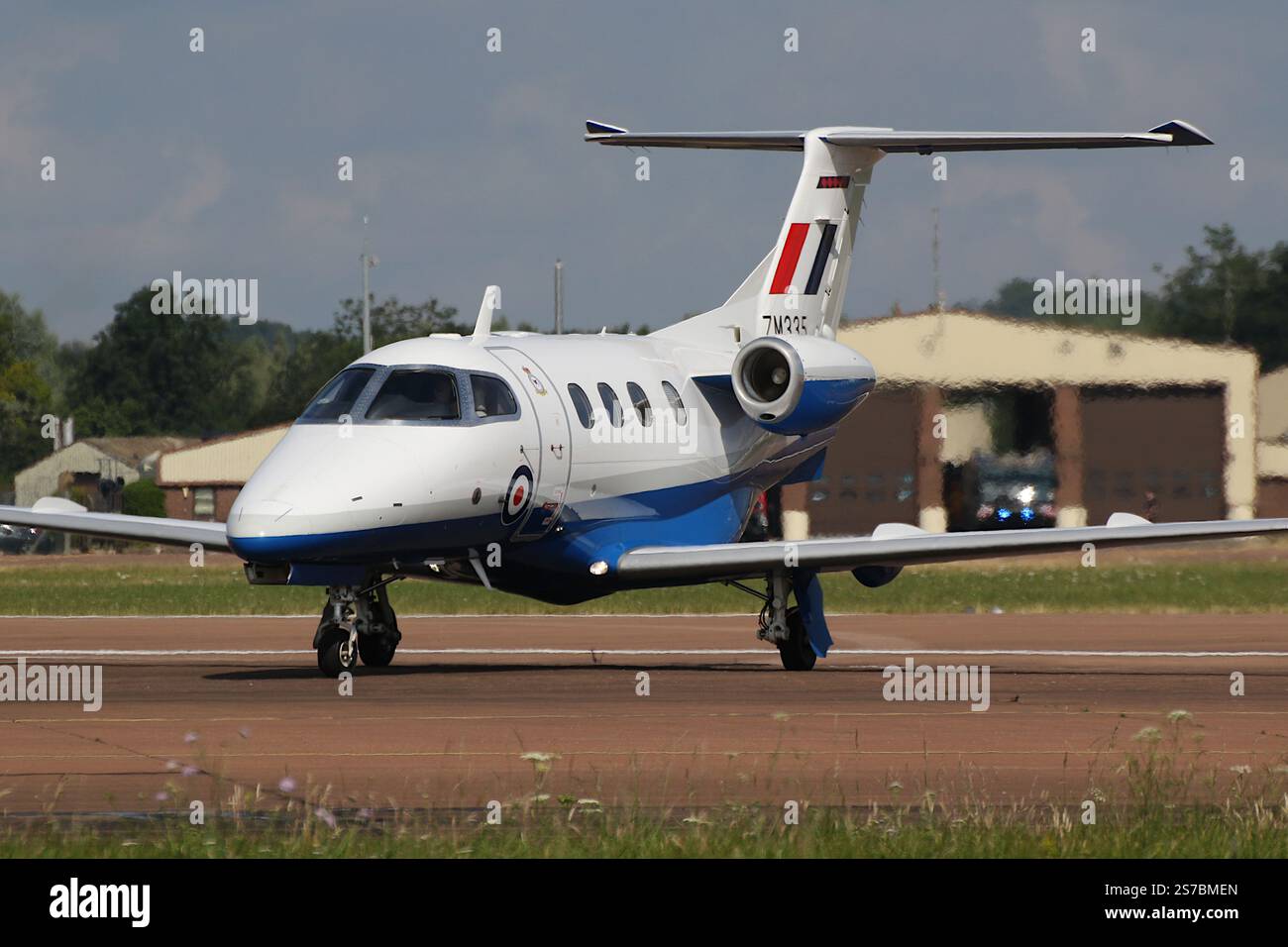 ZM335, an Embraer Phenom T.1 operated by No.45 Squadron of the Royal ...