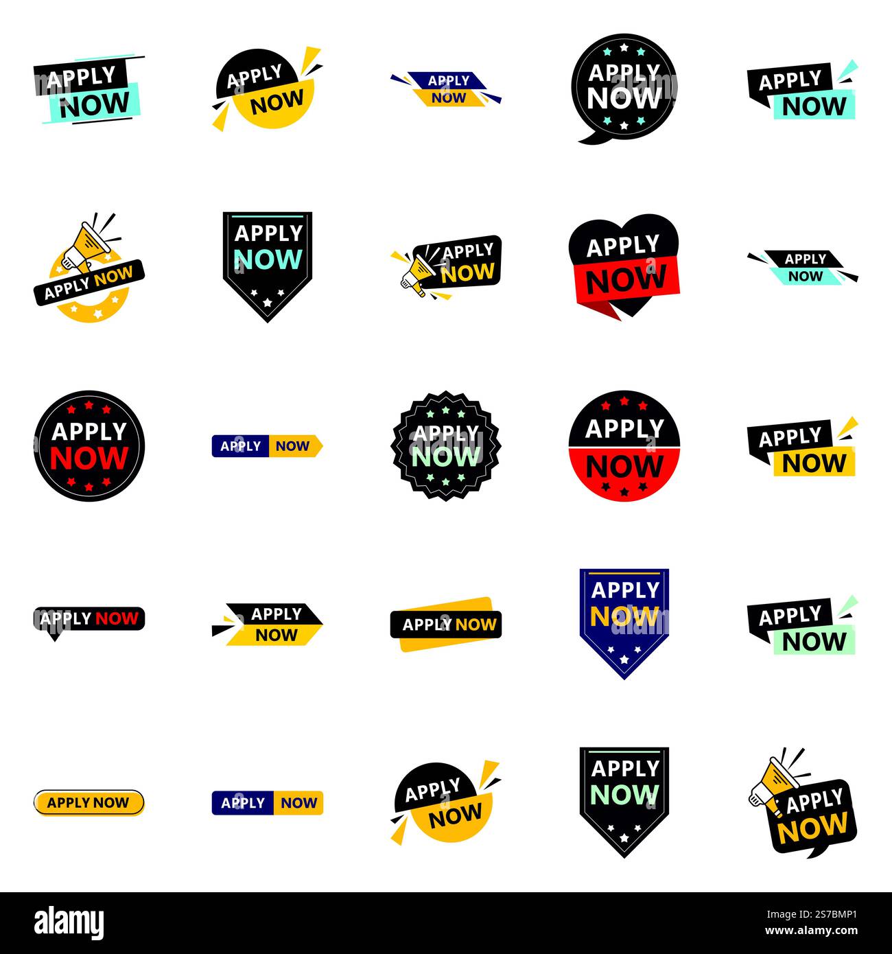 25 Professional Apply Now Banners to Elevate Your Brand Stock Vector ...