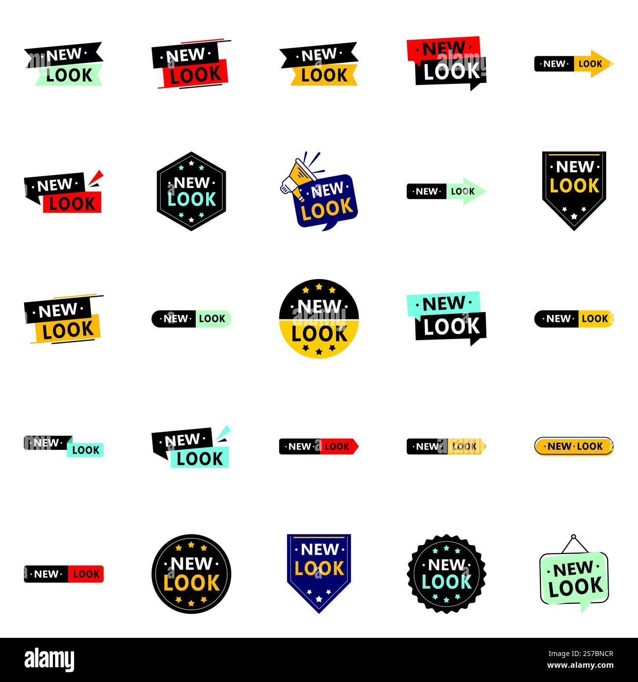 New Look 25 innovative vector images to upgrade your brand image Stock ...