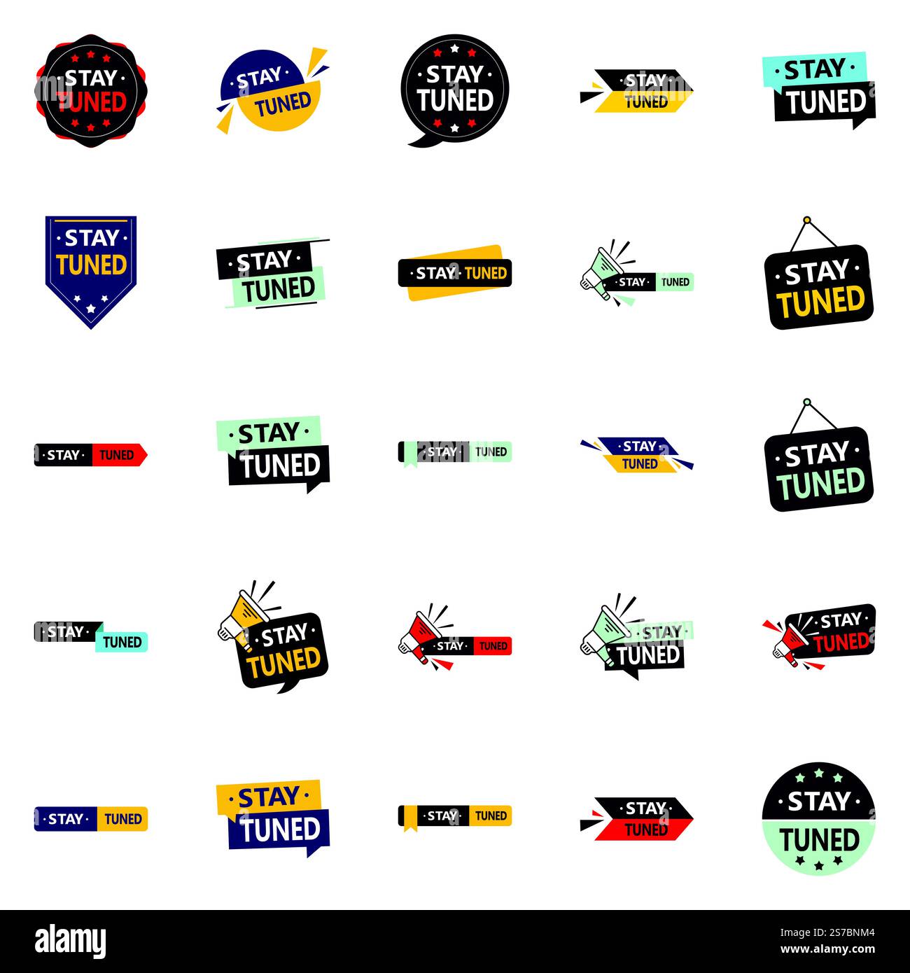Stay Tuned High quality vector images for a reliable brand identity 25 ...