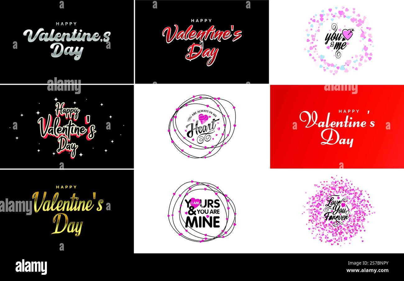 Be My Valentine lettering with a heart design. suitable for use in ...