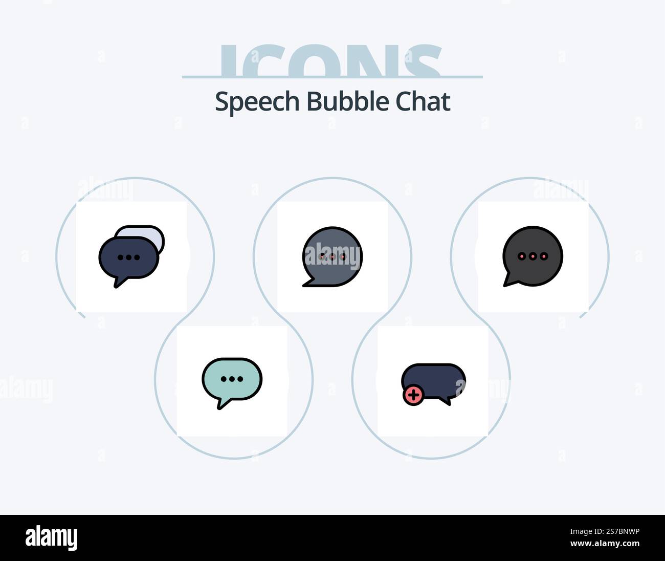 Chat Line Filled Icon Pack 5 Icon Design. chemistry. study. study ...