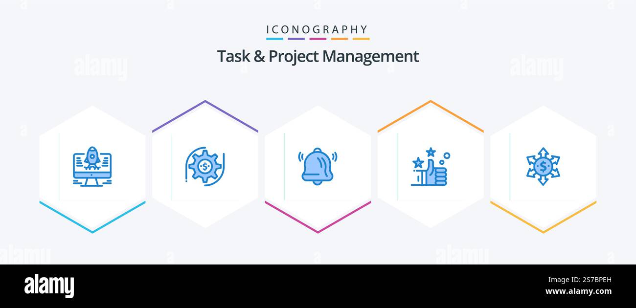 Task And Project Management 25 Blue icon pack including . arrow ...