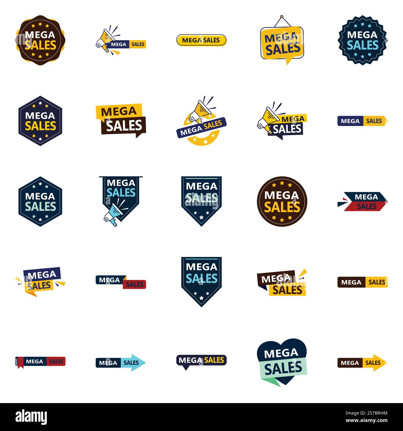25 Dynamic Vector Designs in the Mega Sale Pack Perfect for Product ...