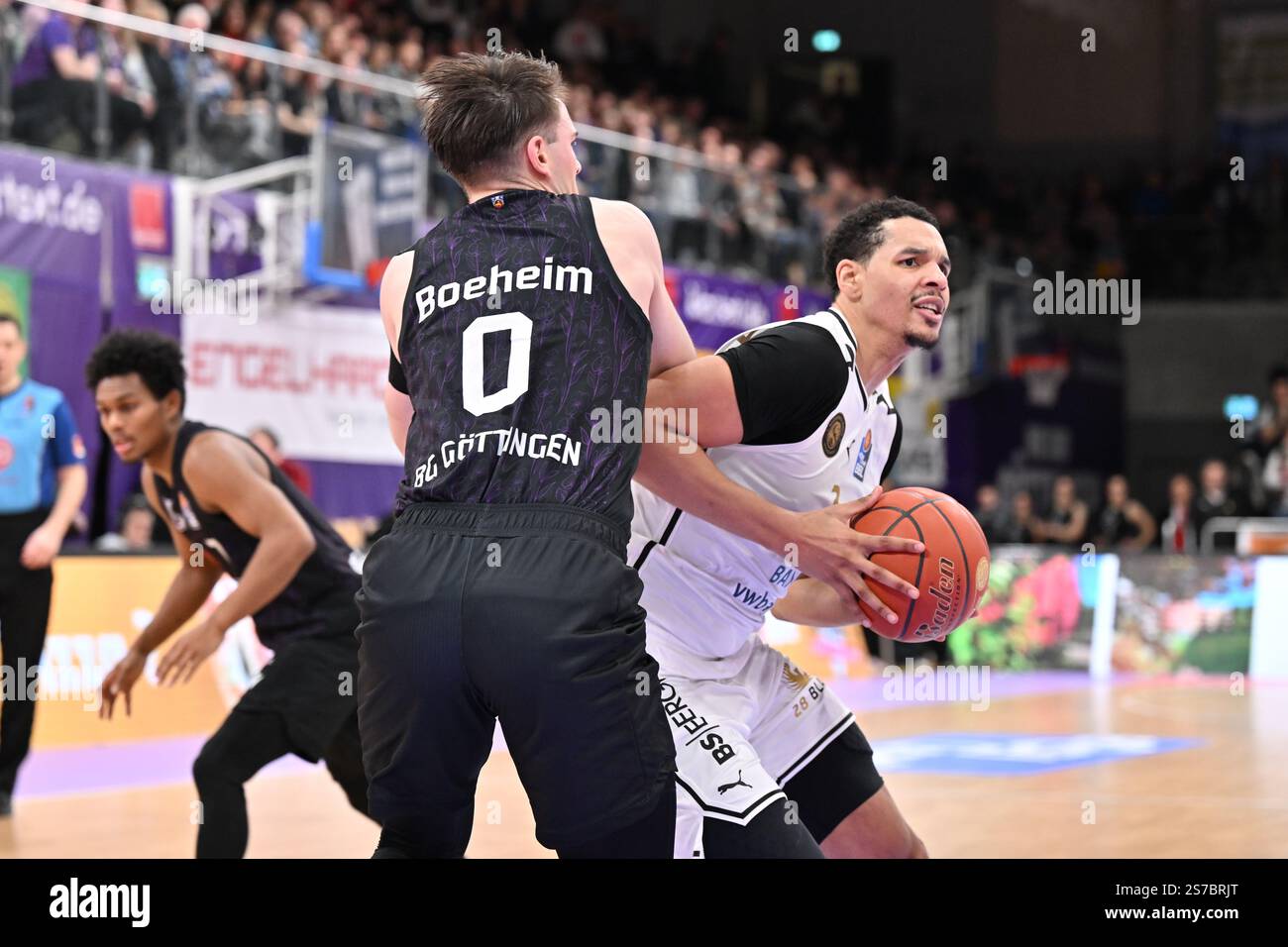 PRODUCTION - 11 January 2025, Lower Saxony, Göttingen: Basketball ...