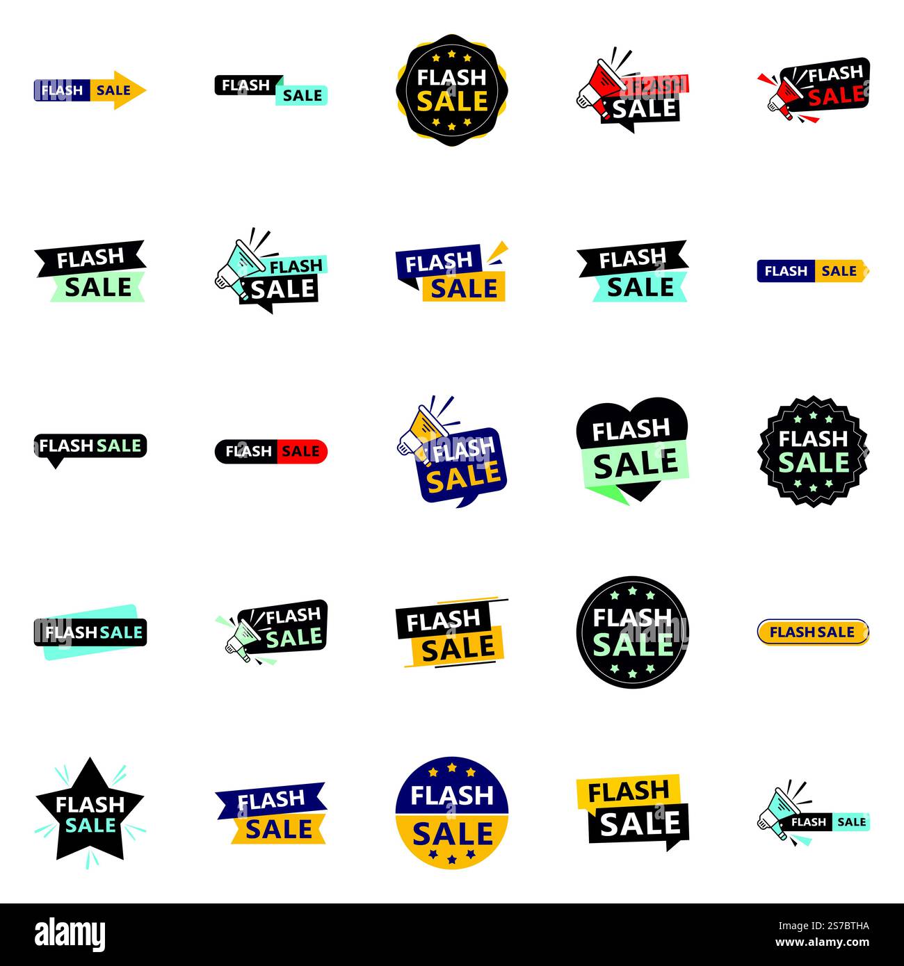 The Flash Sale Vector Collection 25 Dynamic Designs for Sales and ...