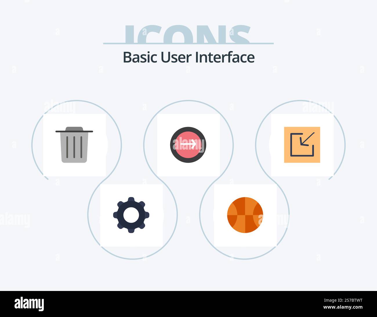 Basic Flat Icon Pack 5 Icon Design. . . basic. save. download Stock ...