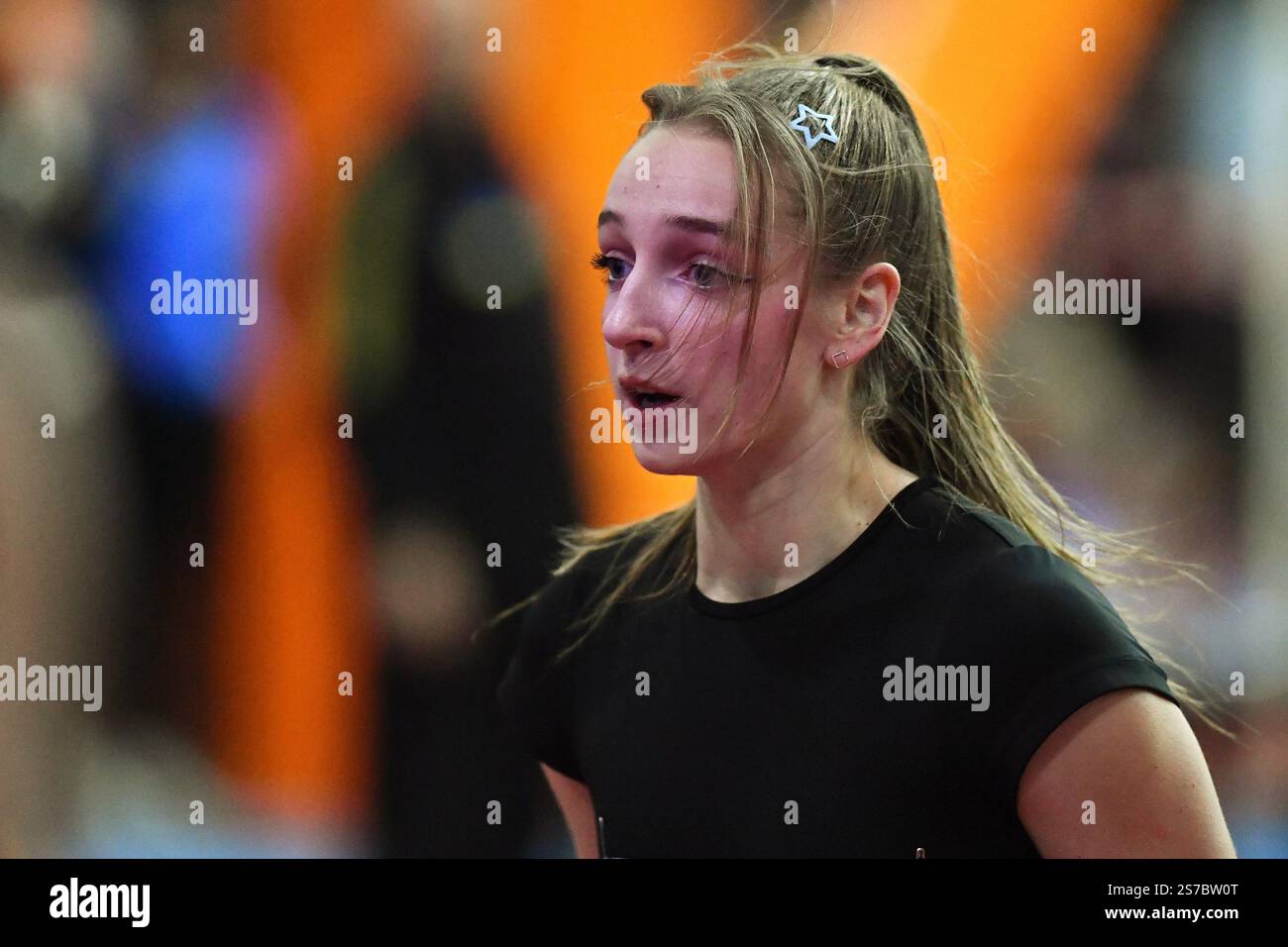 Kyiv,Ukraine January 18, 2025 STEPANIUK Uliana during the 60 m Women at ...