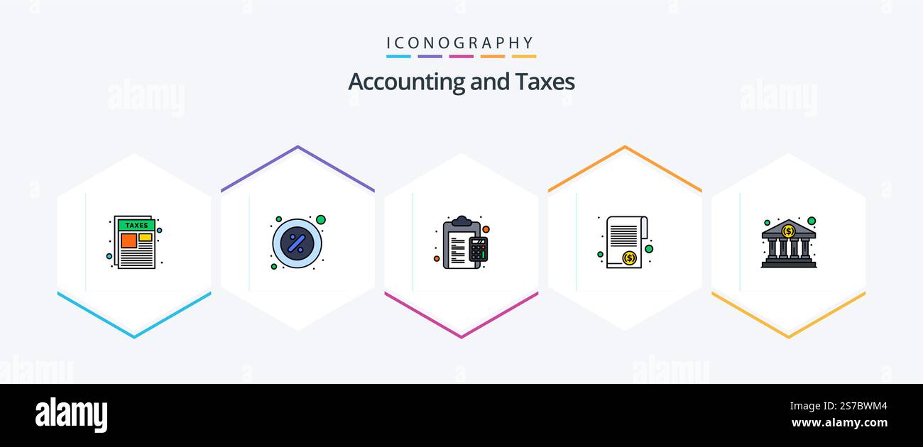 Taxes 25 FilledLine icon pack including money. document. rent. payable ...