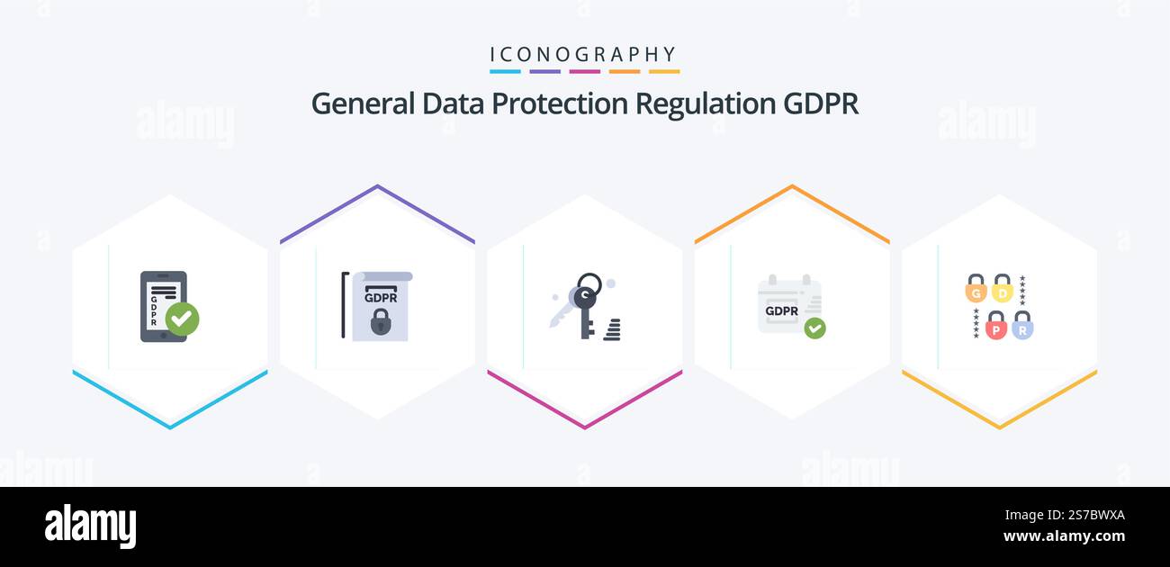 Gdpr 25 Flat icon pack including security. gdpr. terms. calendar. gdpr ...